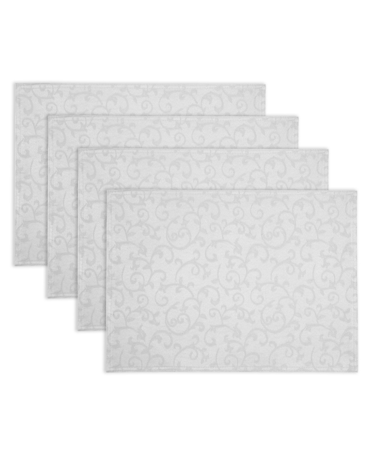 Click here for Lenox Opal Innocence Placemats  Set of 4 - Platinu... prices