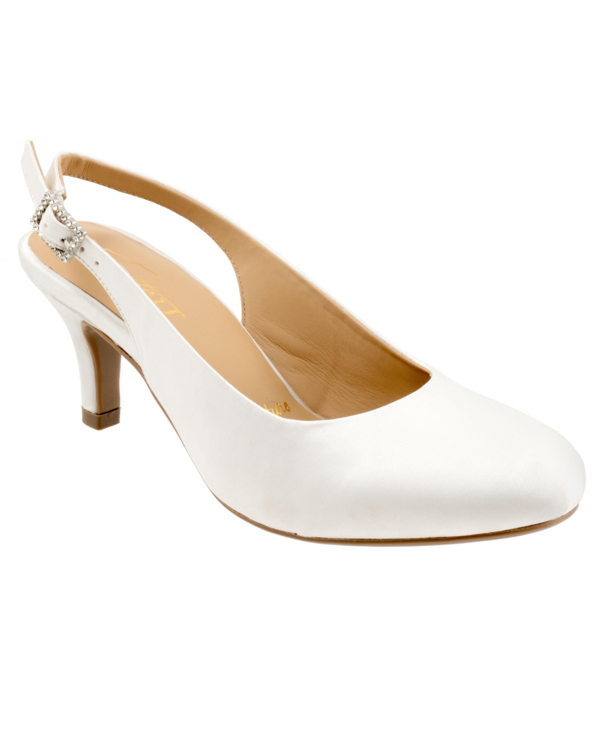 Click here for Trotters Lexi Womens Bridal Pump - White satin prices