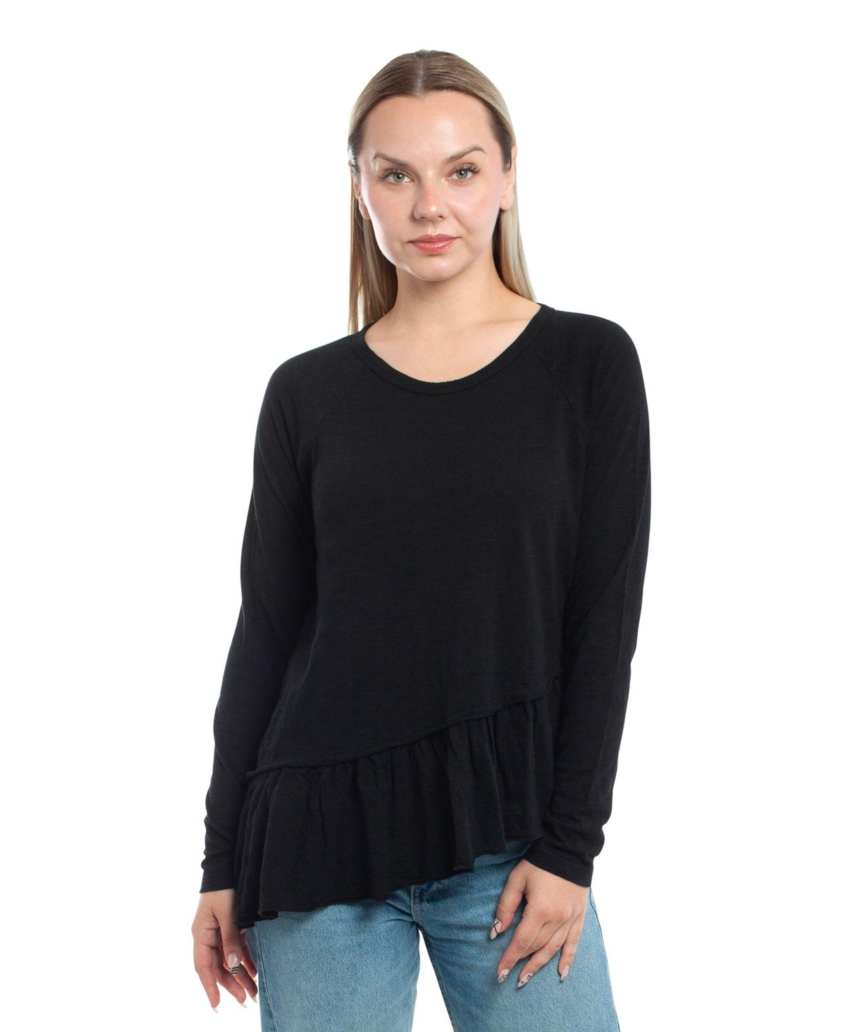 Click here for Wilt Clothing Womens Raglan Long Sleeve Asymmetric... prices