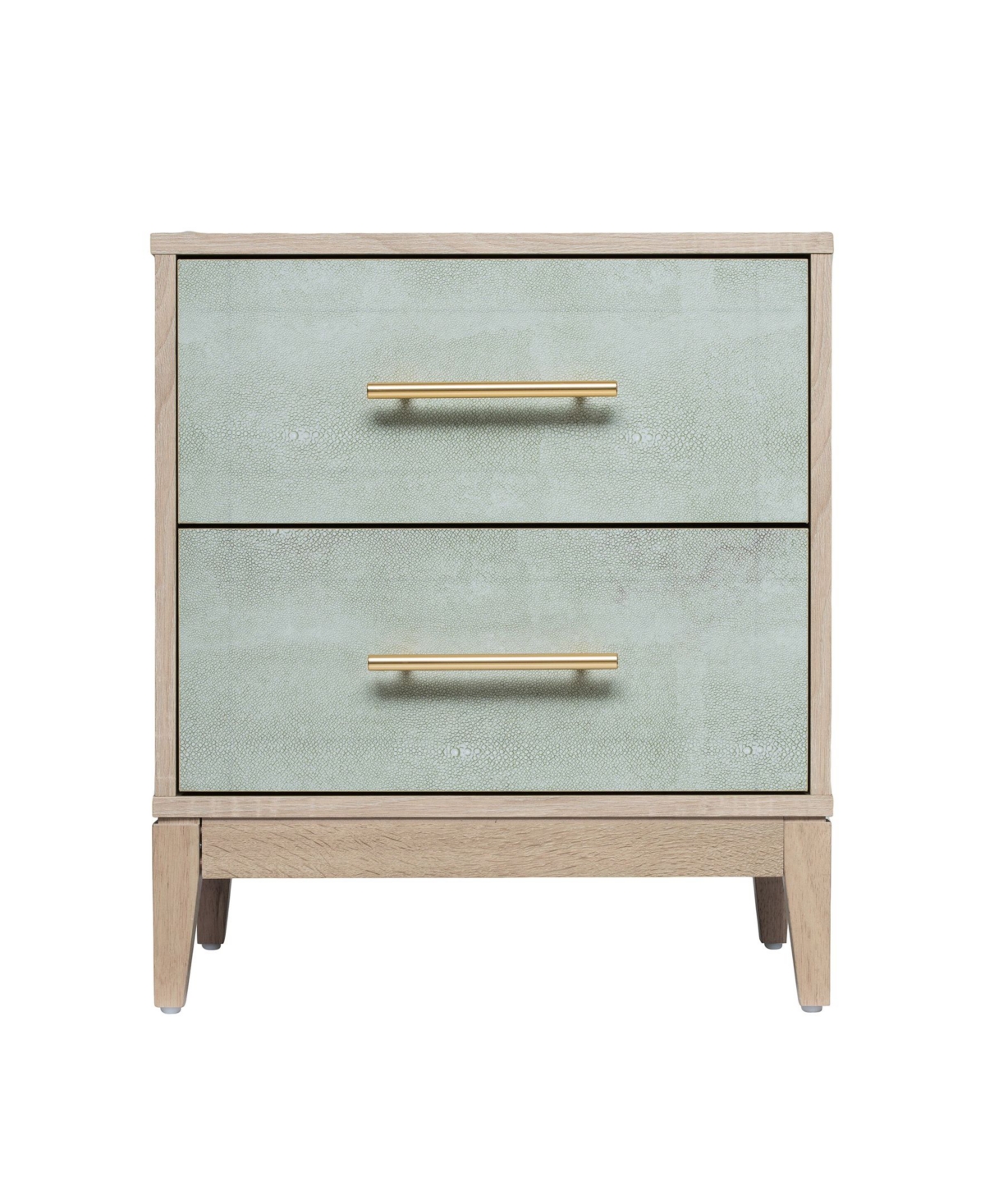 Click here for Sango 22.40 Wood Shagreen 2-Drawer Nightstand - Na... prices