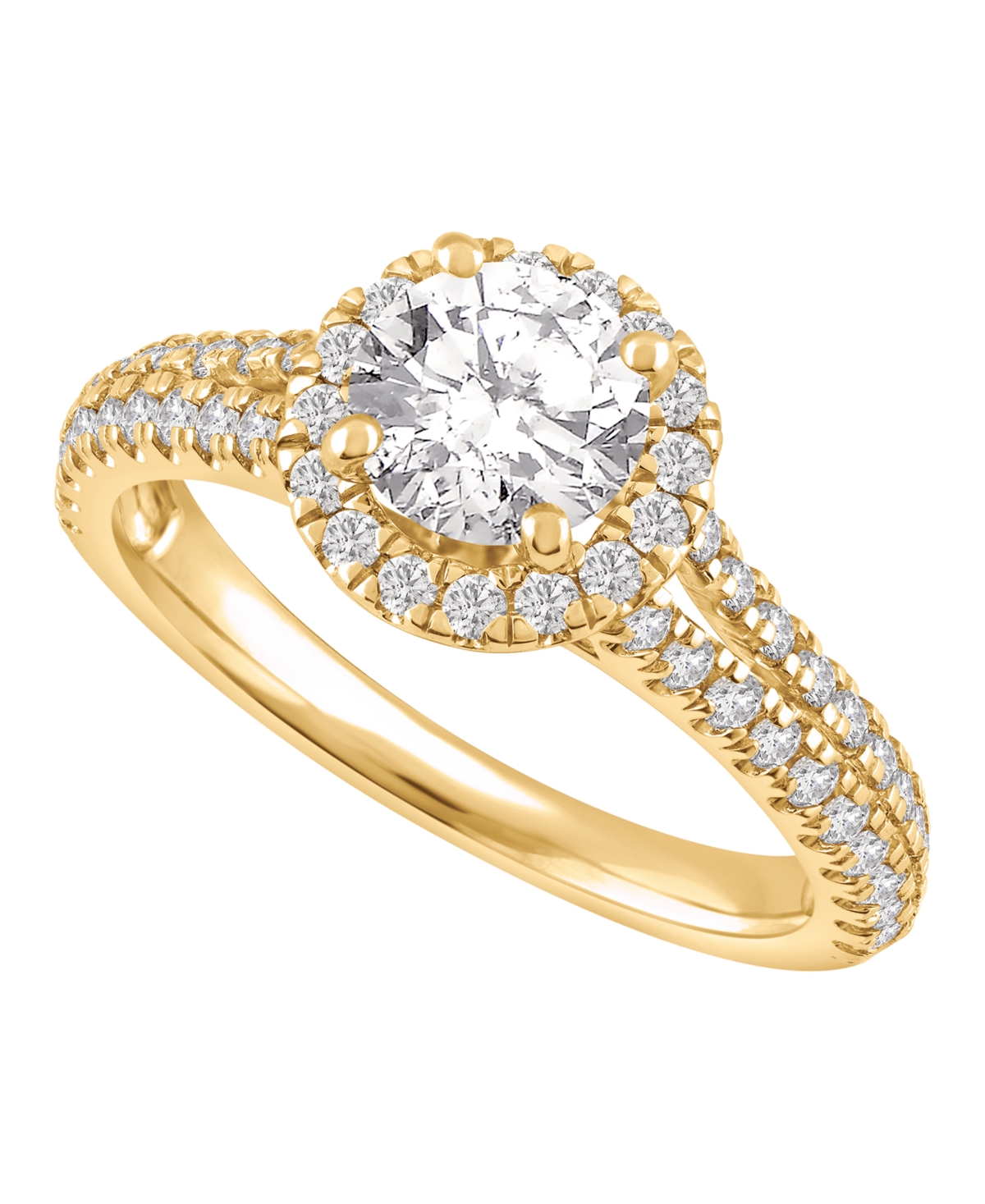 Click here for Gia Certified Diamonds Halo Engagement Ring (1-1/4... prices