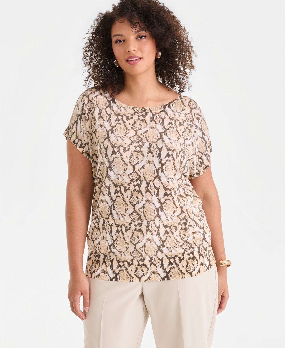 Click here for I.n.c. International Concepts Plus Size Printed Wi... prices