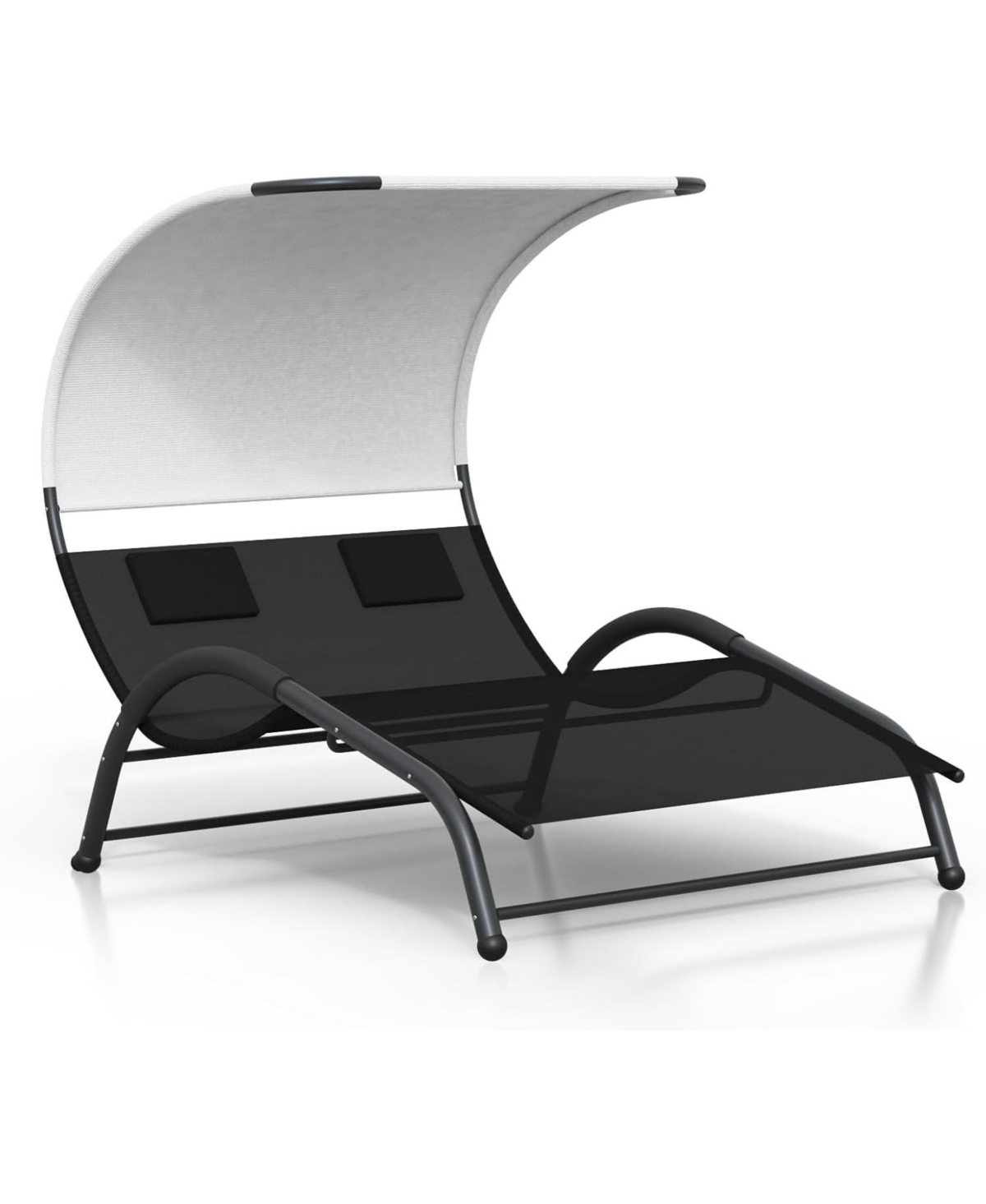 Click here for gaomon Double Chaise Lounge with Canopy - 2 Person... prices