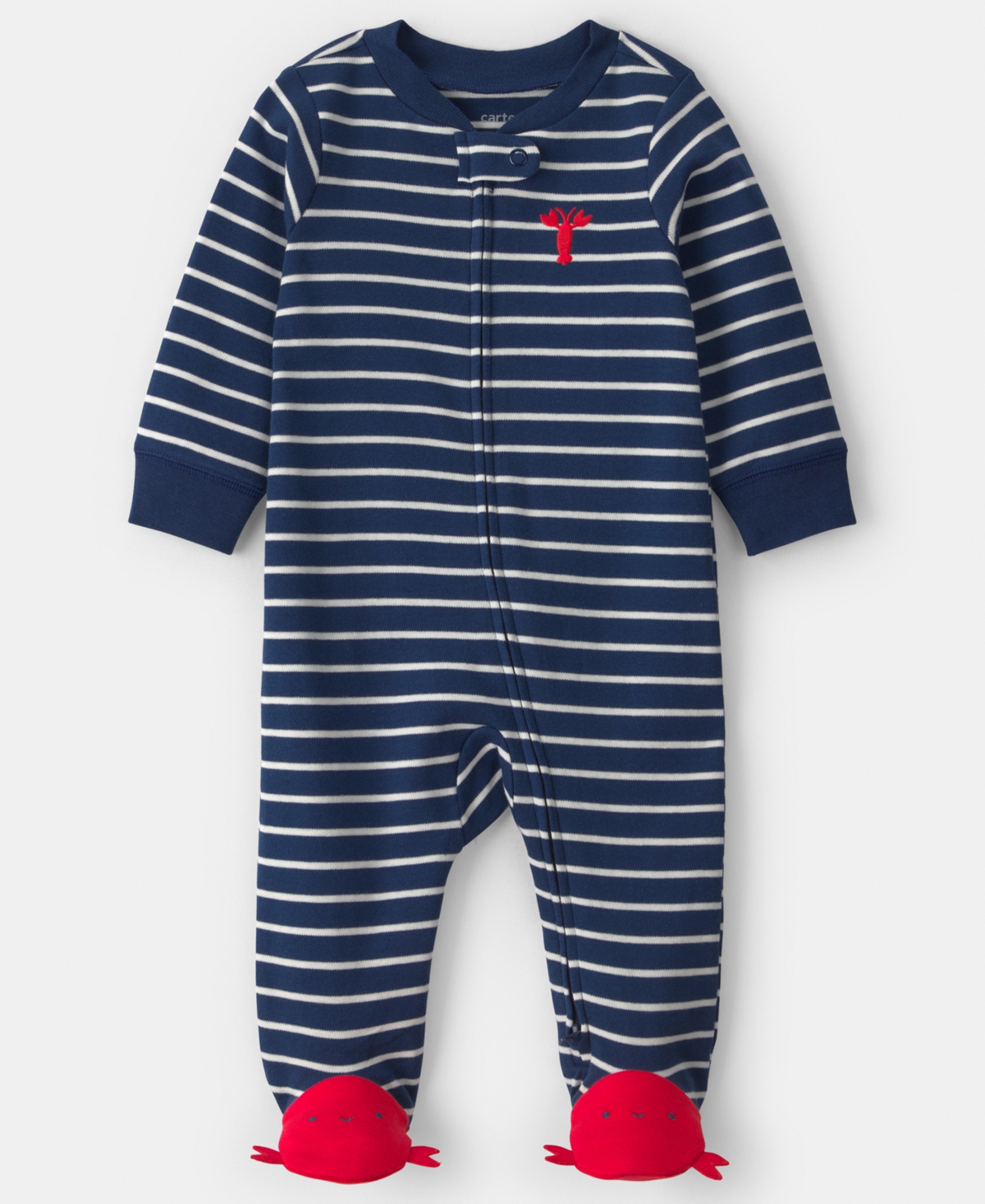Click here for Carters Baby Boys Lobster Two-Way Zip One-Piece Pa... prices