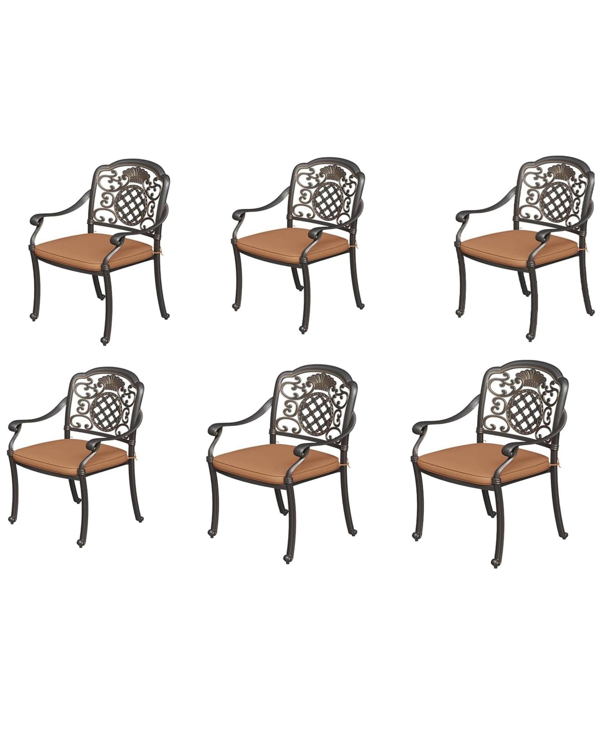 Click here for gaomon Set of 4 Outdoor All-Weather Cast Aluminum... prices