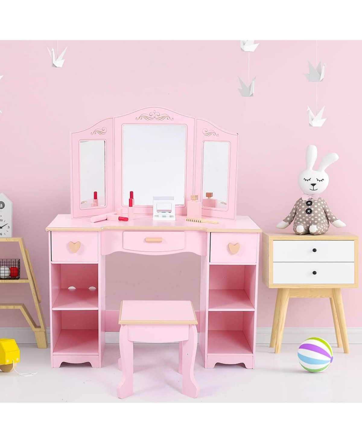 Click here for Gaomon Pink Kids Princess Luxury Vanity Set  Perfe... prices