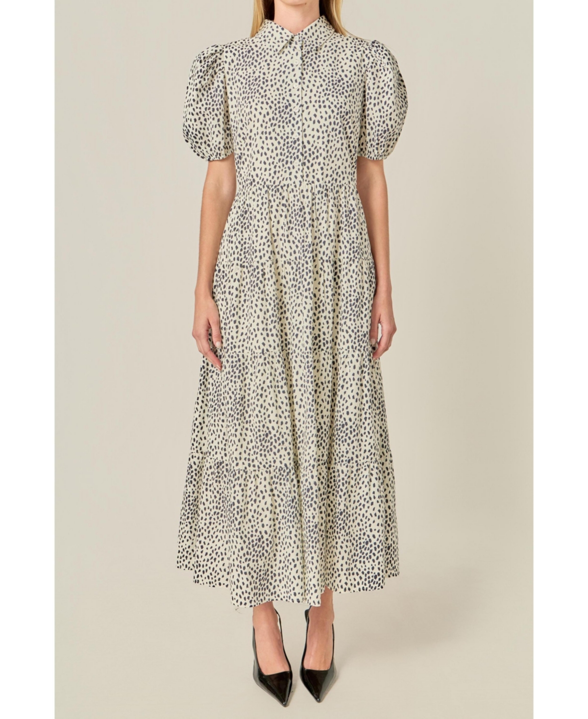 Click here for English Factory Womens Print Button Up Maxi Dress... prices