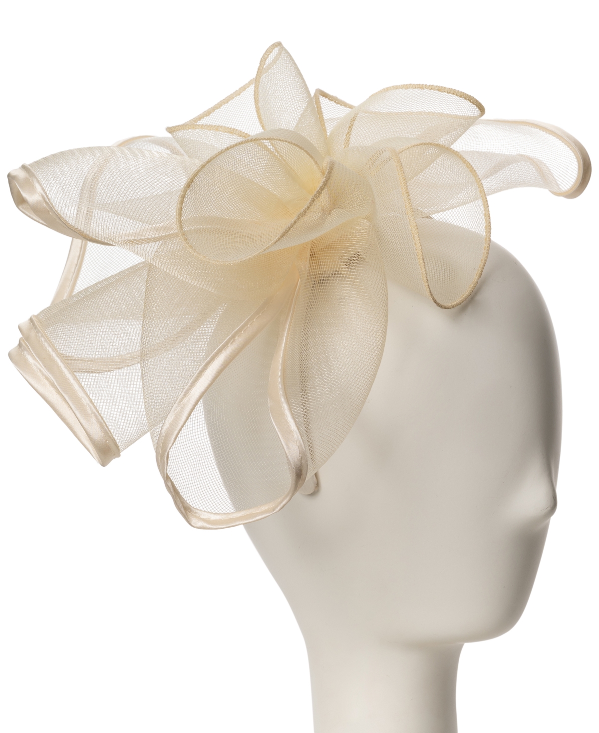 Click here for August Hats Crinoline Rosette Fascinator Hat - Nud... prices