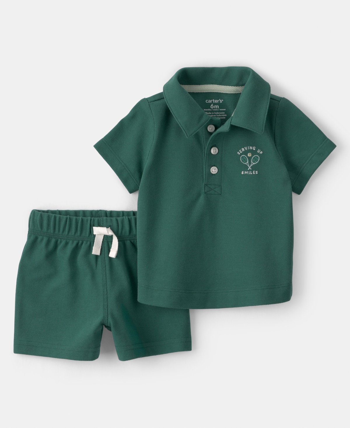 Click here for Carters Baby Boys Top and Shorts  2-Piece Set - Gr... prices