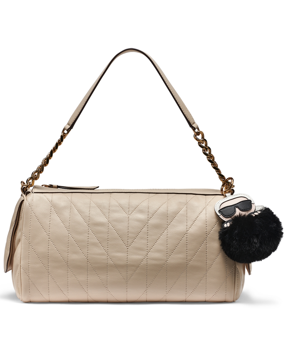 Click here for Karl Lagerfeld Paris Lafayette Medium Zip-Top Satc... prices