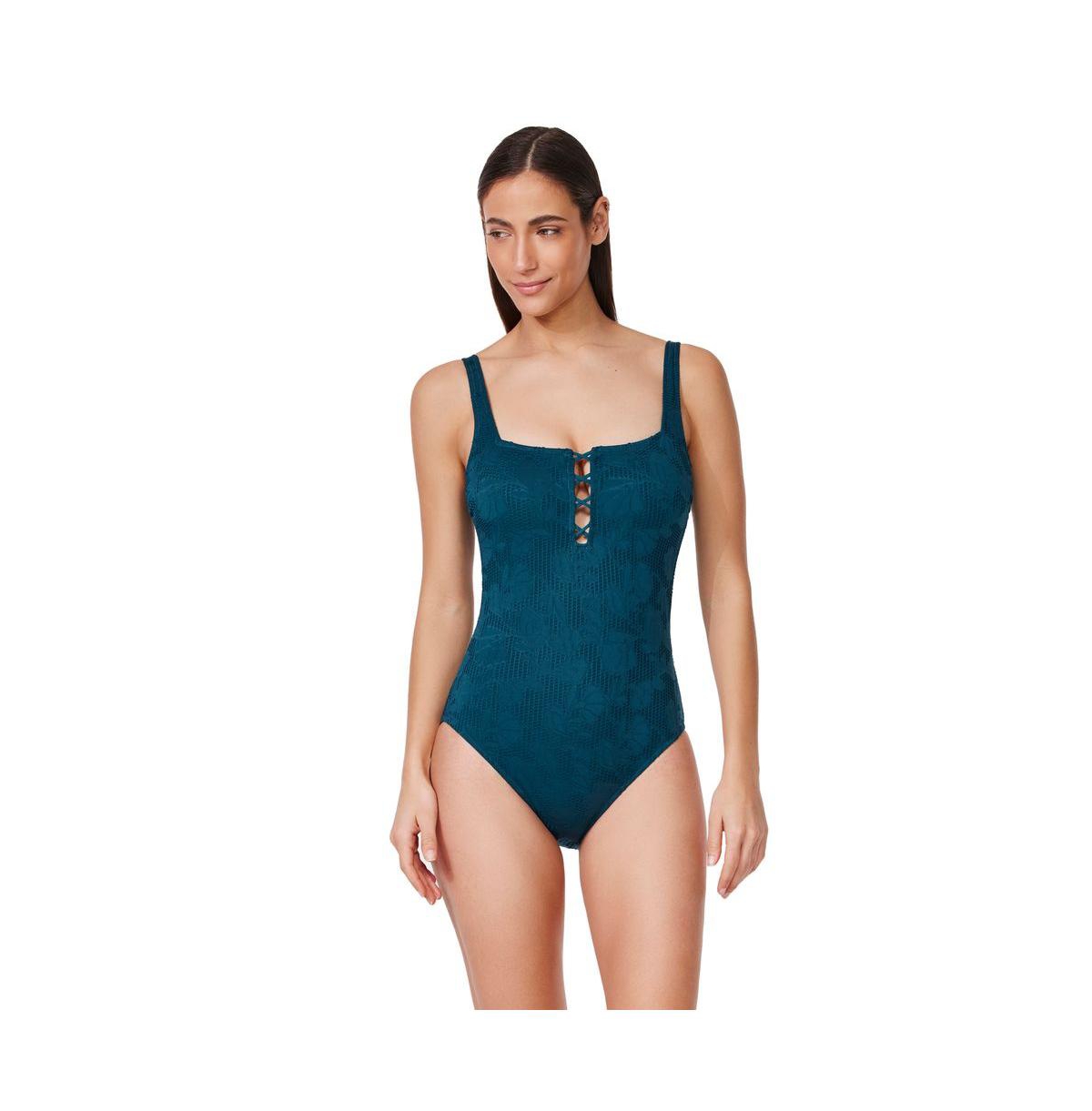 Click here for Profile by Gottex Womens Jolene Textured Square Ne... prices