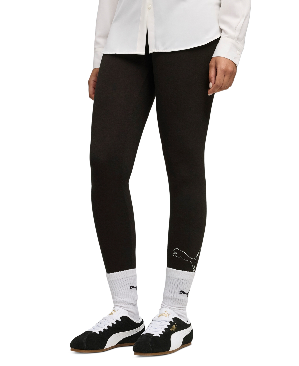 Click here for Puma Womens Bedazzled Regular Fit Leggings - Puma... prices