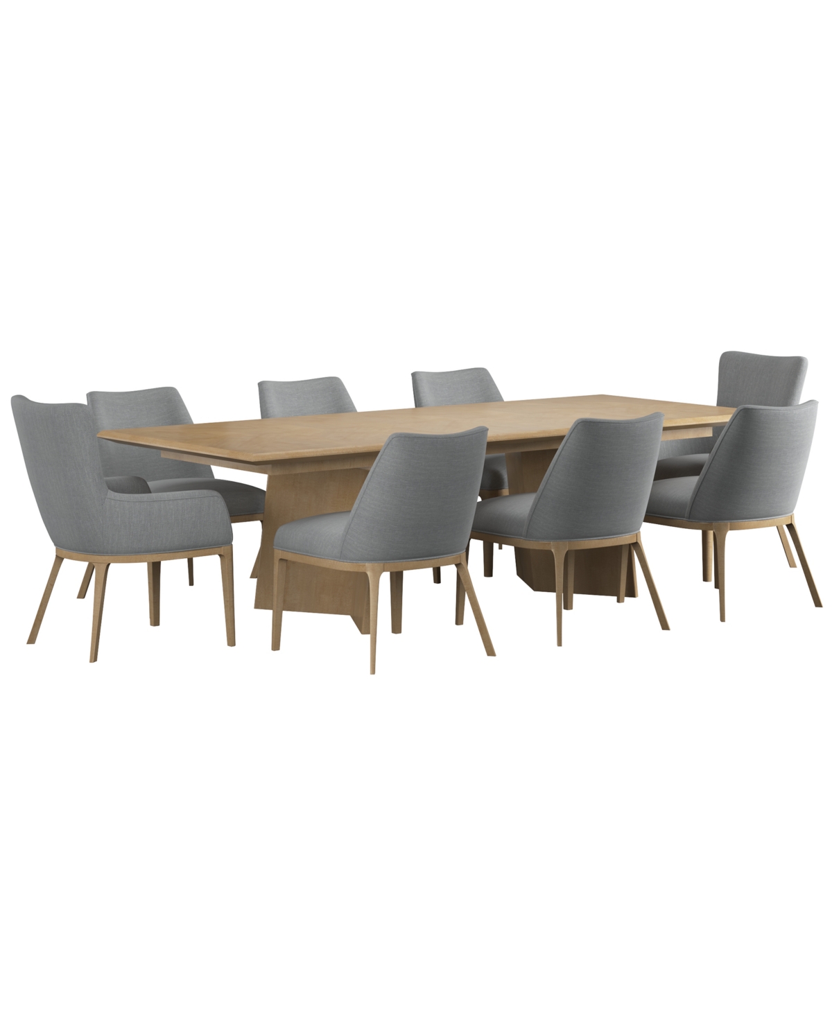 Click here for Loft 9-Pc. Wood Rectangle Dining Set (Table  6 Sid... prices