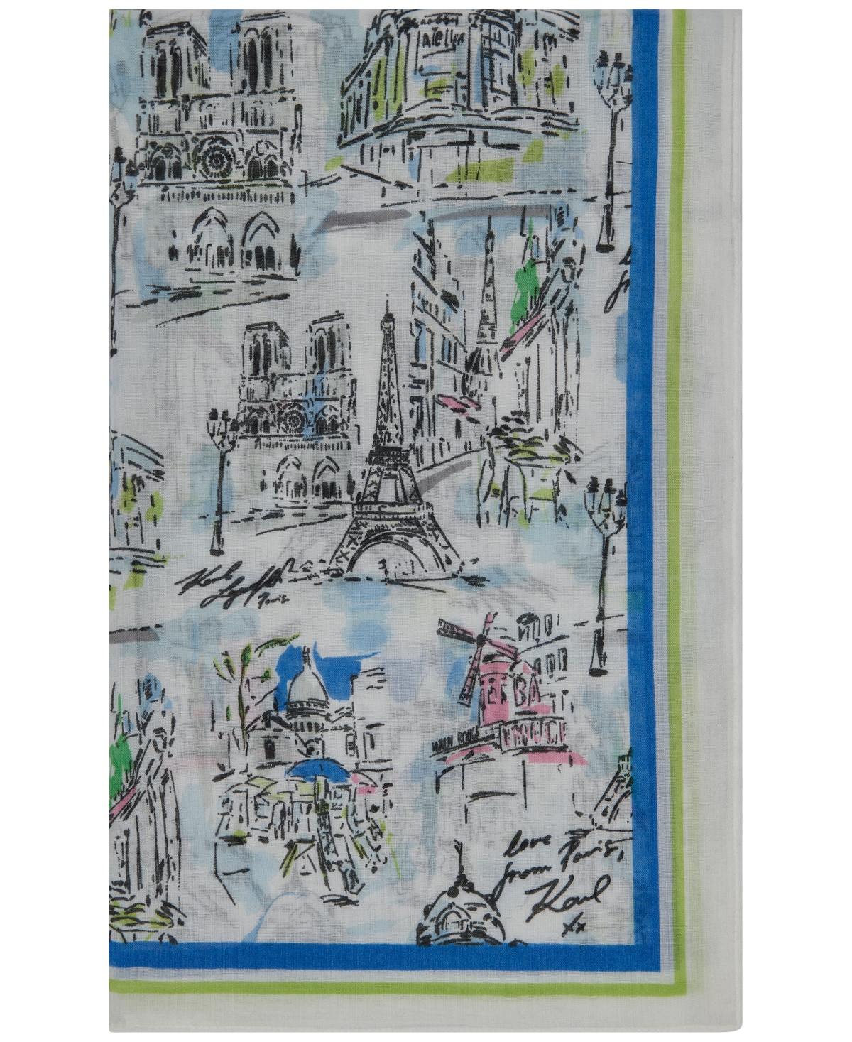 Click here for Karl Lagerfeld Paris April In Paris Square Scarf -... prices