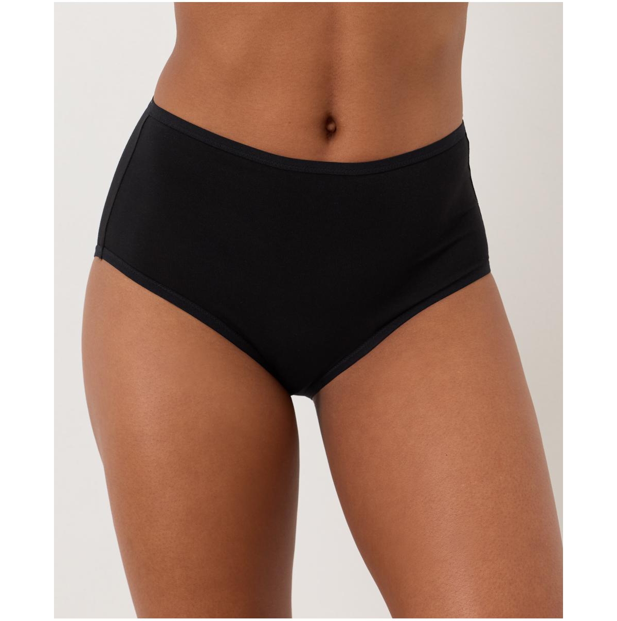 Click here for Pact Womens Everyday High Rise Brief 5-Pack - Blac... prices