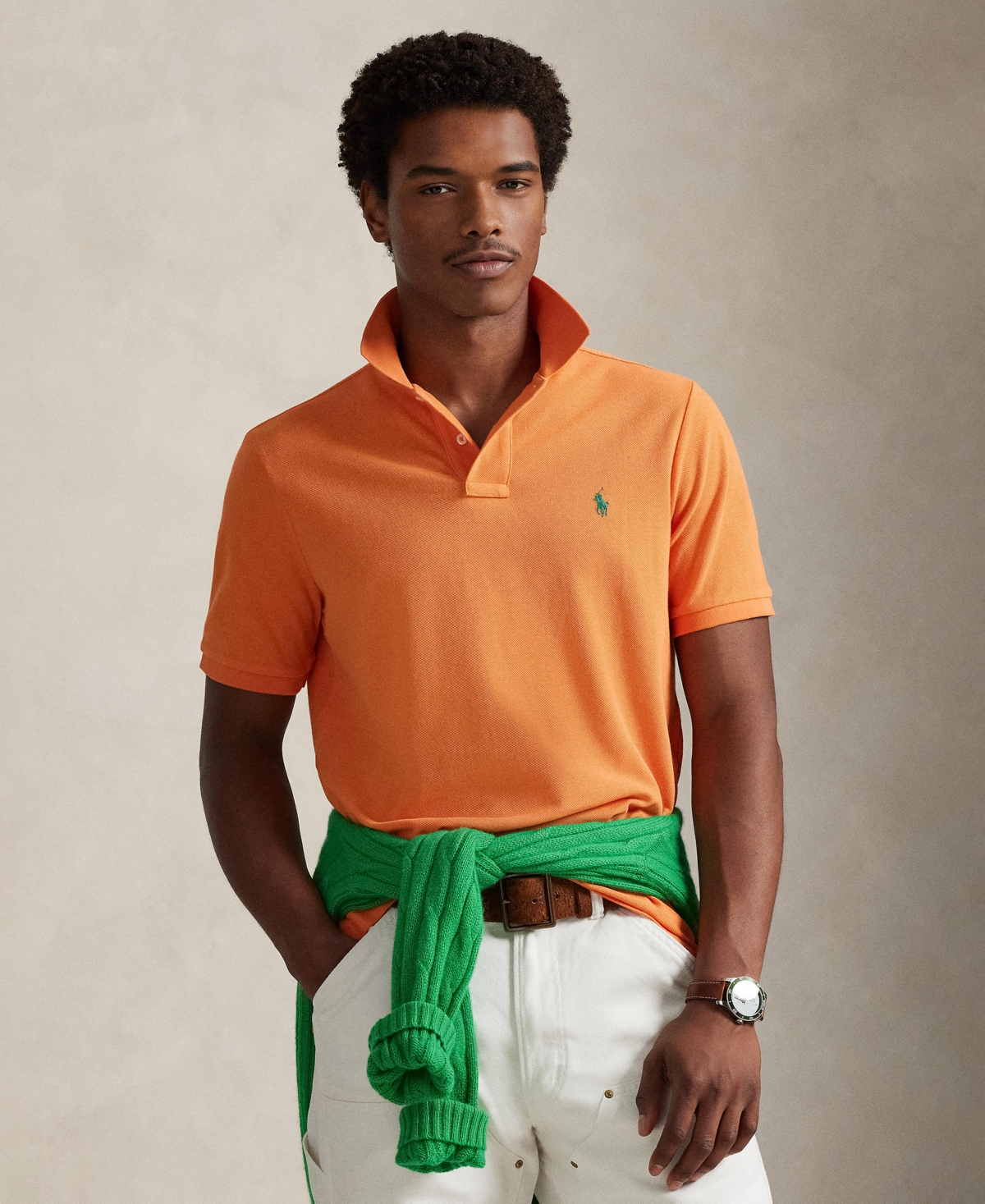 Click here for Polo Ralph Lauren Mens Classic-Fit Cotton Polo Shi... prices
