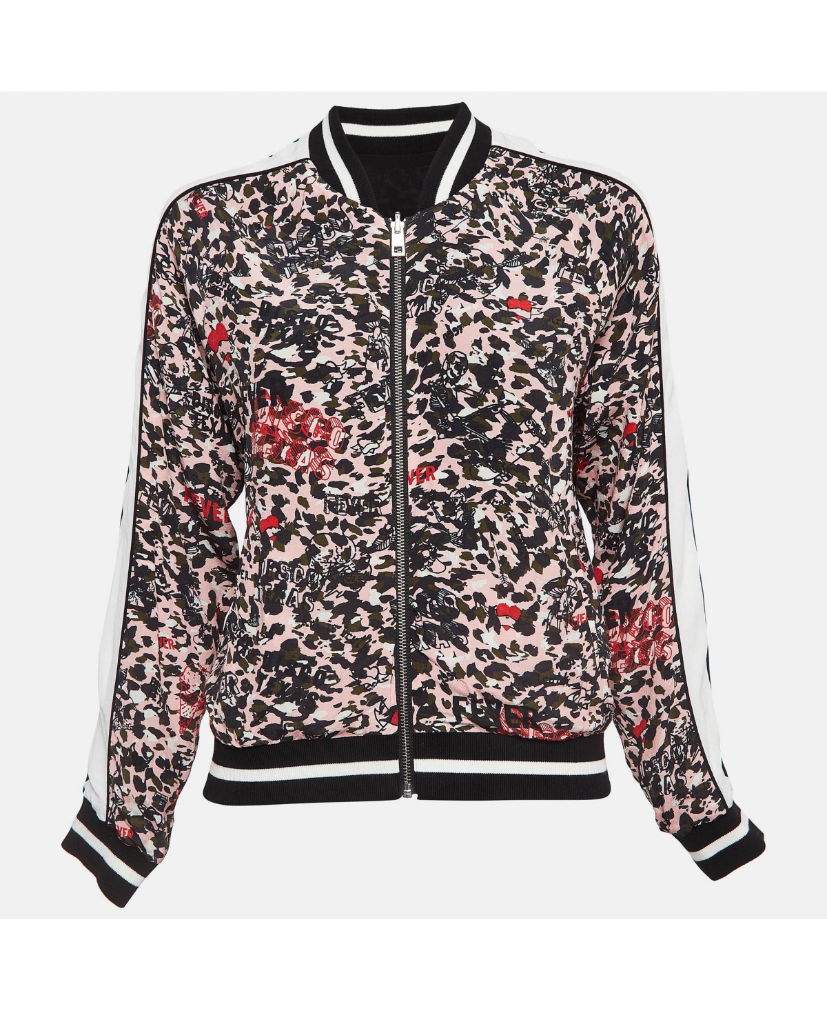 Click here for Pre-Owned Zadig & Voltaire Womens Pink/black Print... prices