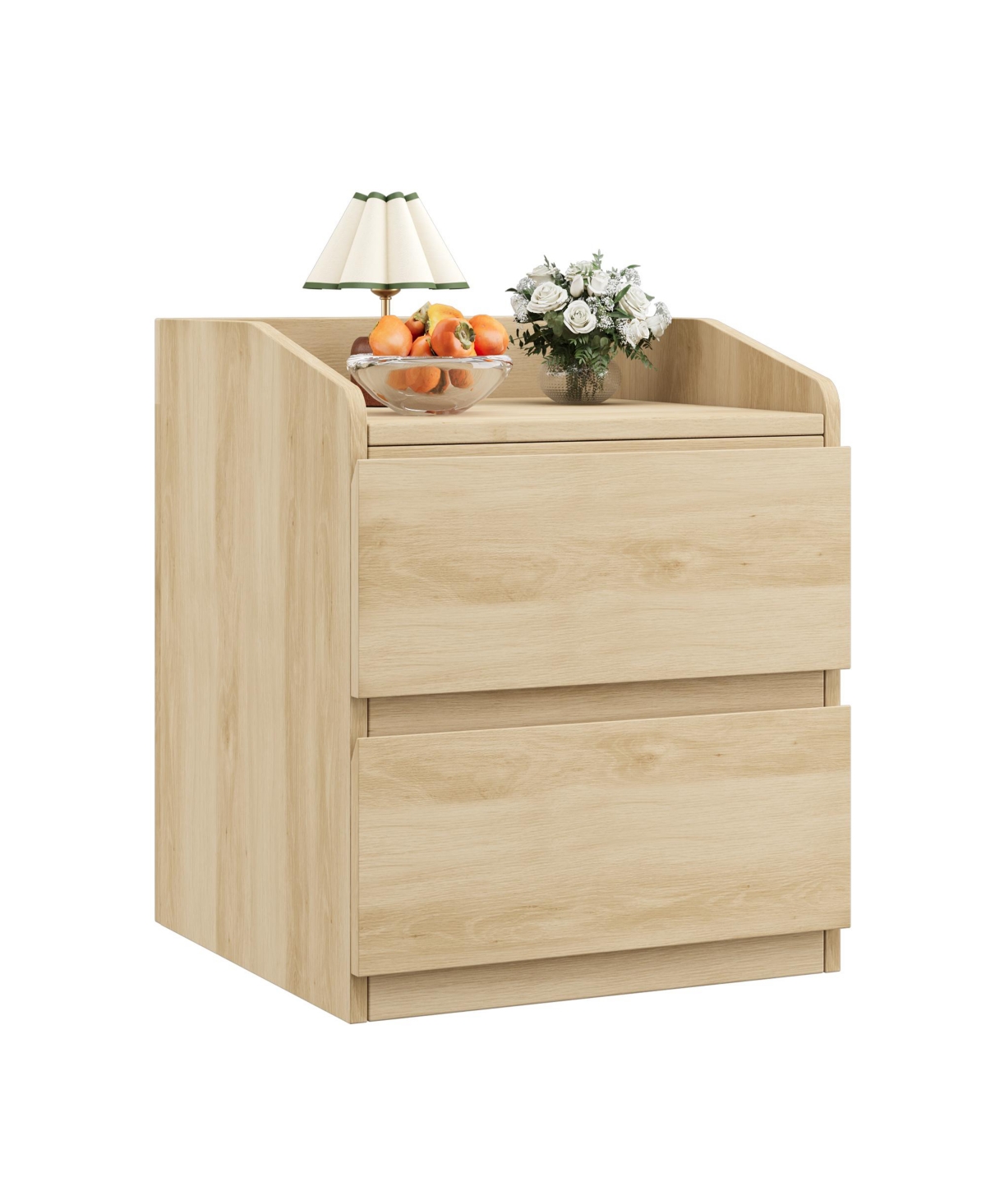 Click here for gaomon Modern Handle-Fre Nightstand  2-Drawer Side... prices