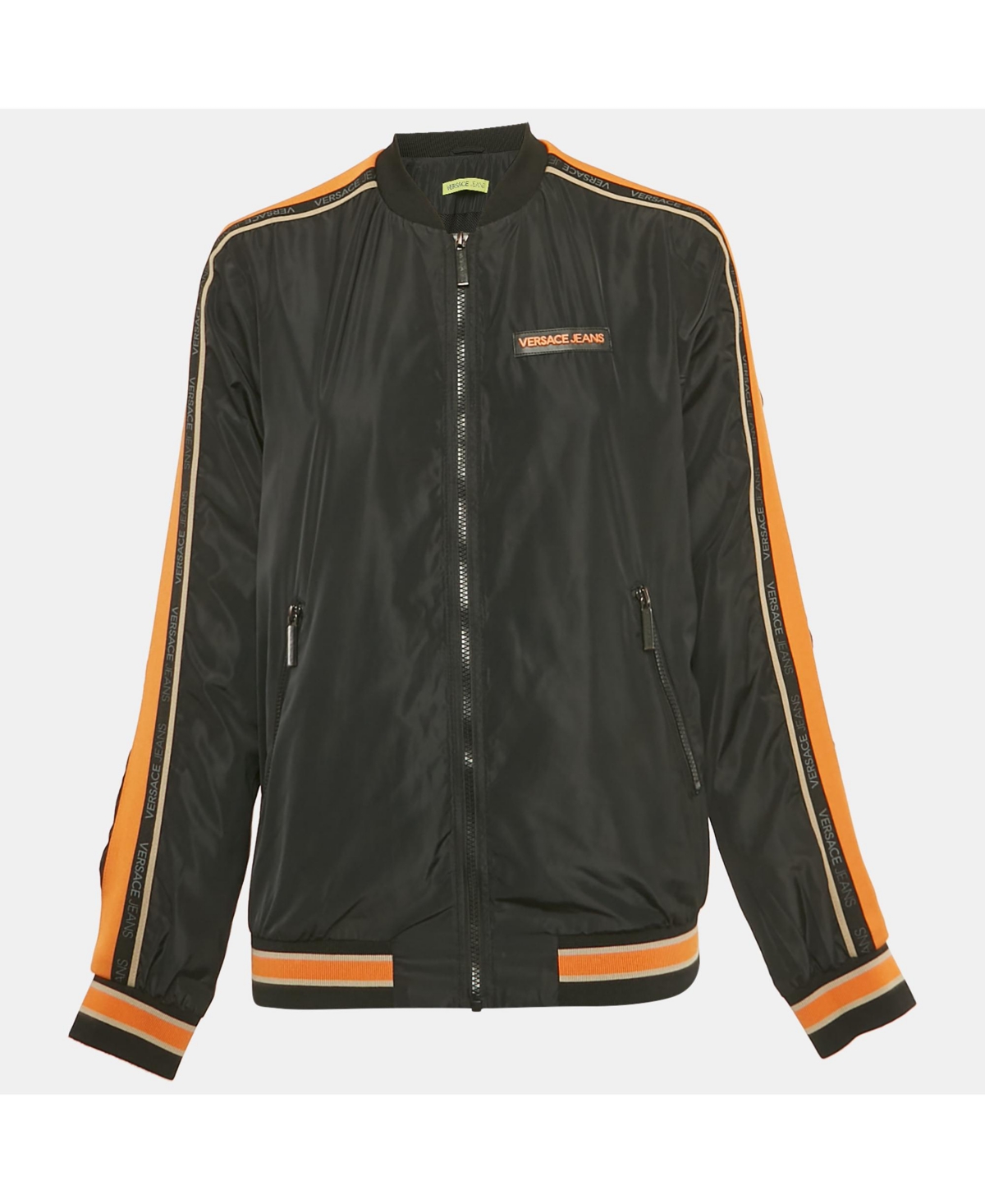 Click here for Pre-Owned Versace Womens Jeans Black Side Stripe S... prices