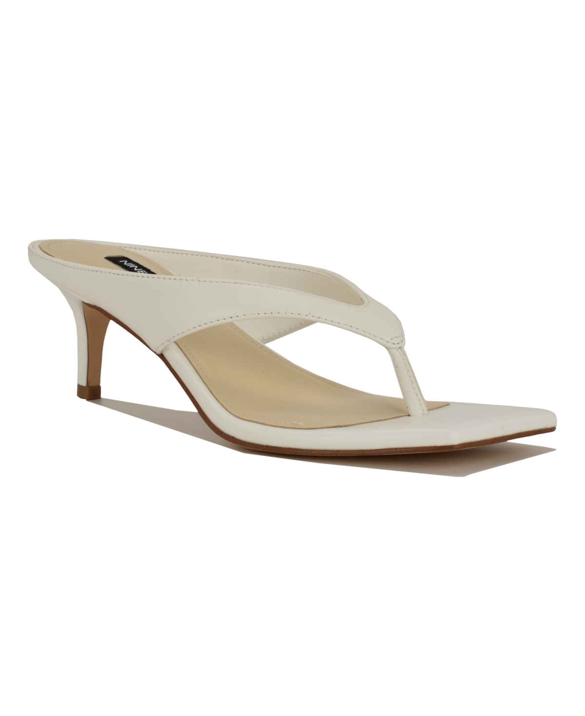 Click here for Nine West Womens Olanna Slip-on Kitten Heel Sandal... prices