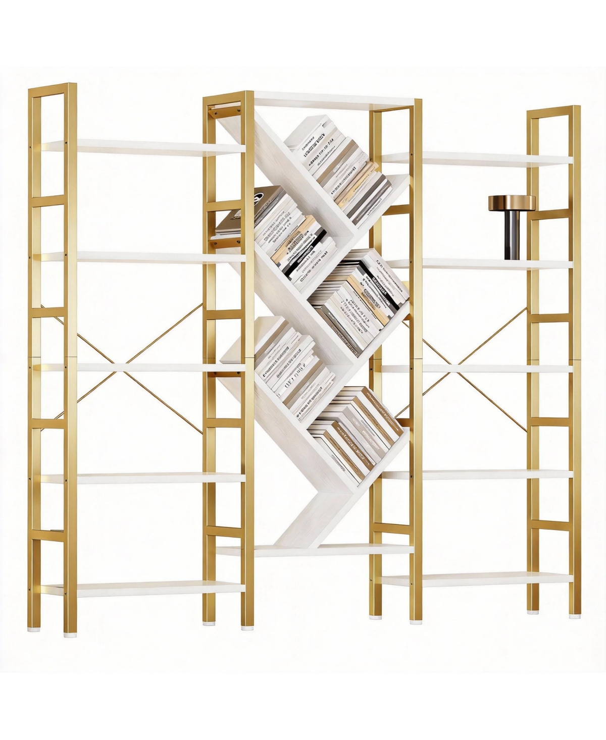 Click here for Yigii 70x70 Triple Wide Multifunctional Bookshelf... prices