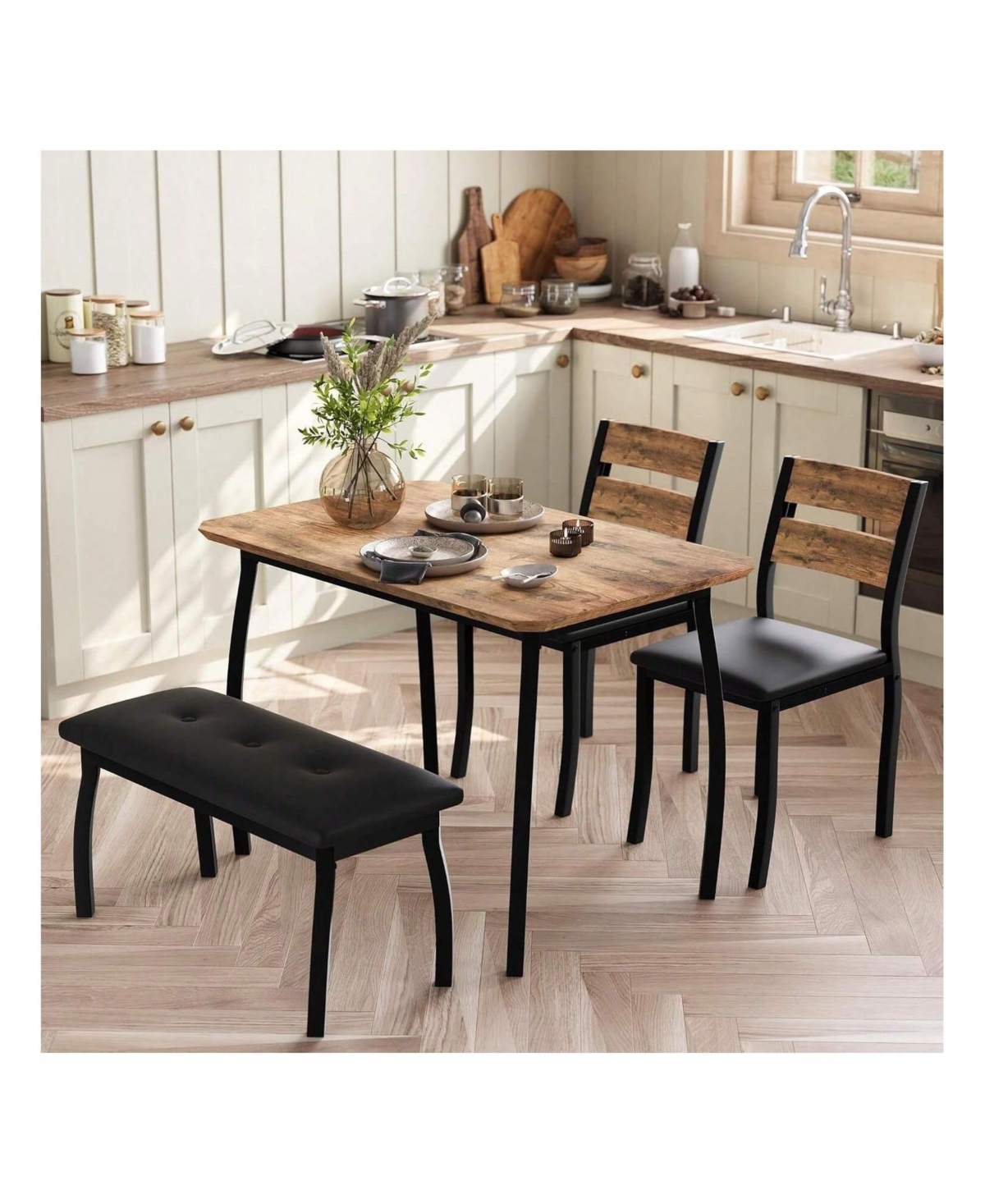 Click here for Gaomon Kitchen Table Home Dining Table Set For 4 W... prices