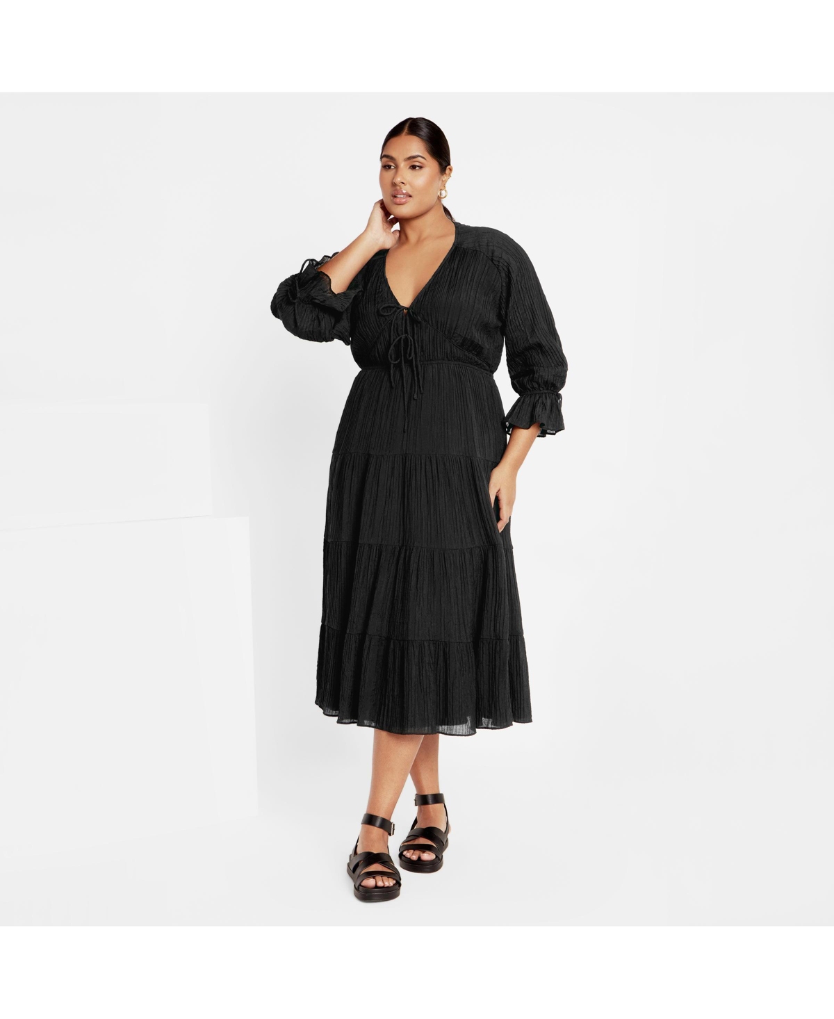 Click here for City Chic Womens Jojo Dress - Black prices