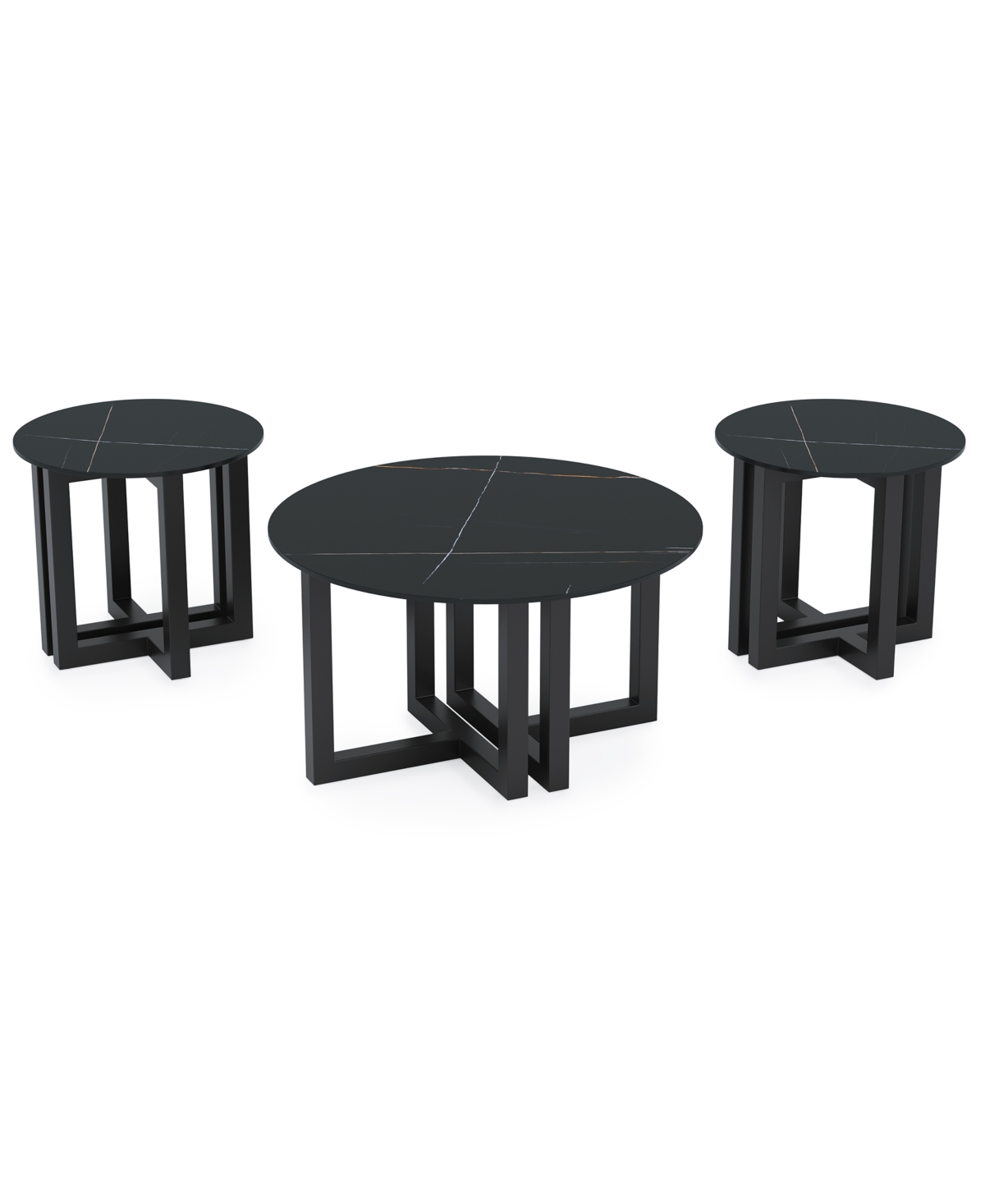 Click here for Emila 3-Pc. Round Coffee Table and Round End Table... prices