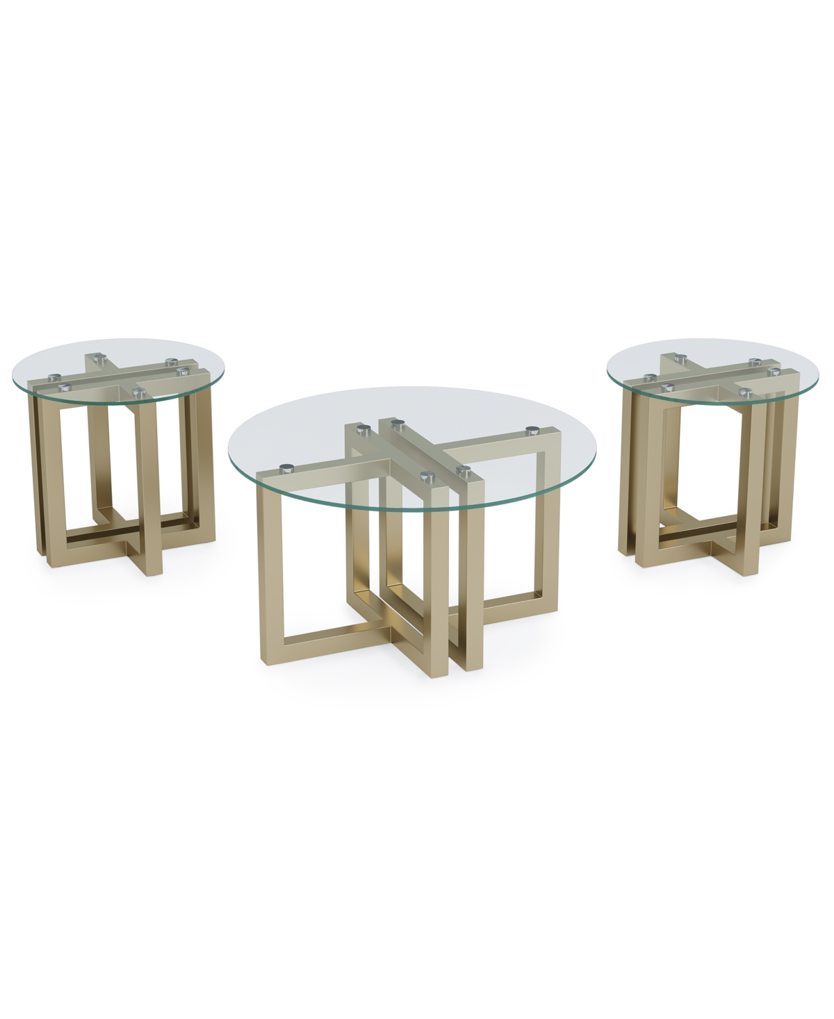 Click here for Emila 3-Pc. Round Coffee Table and Round End Table... prices
