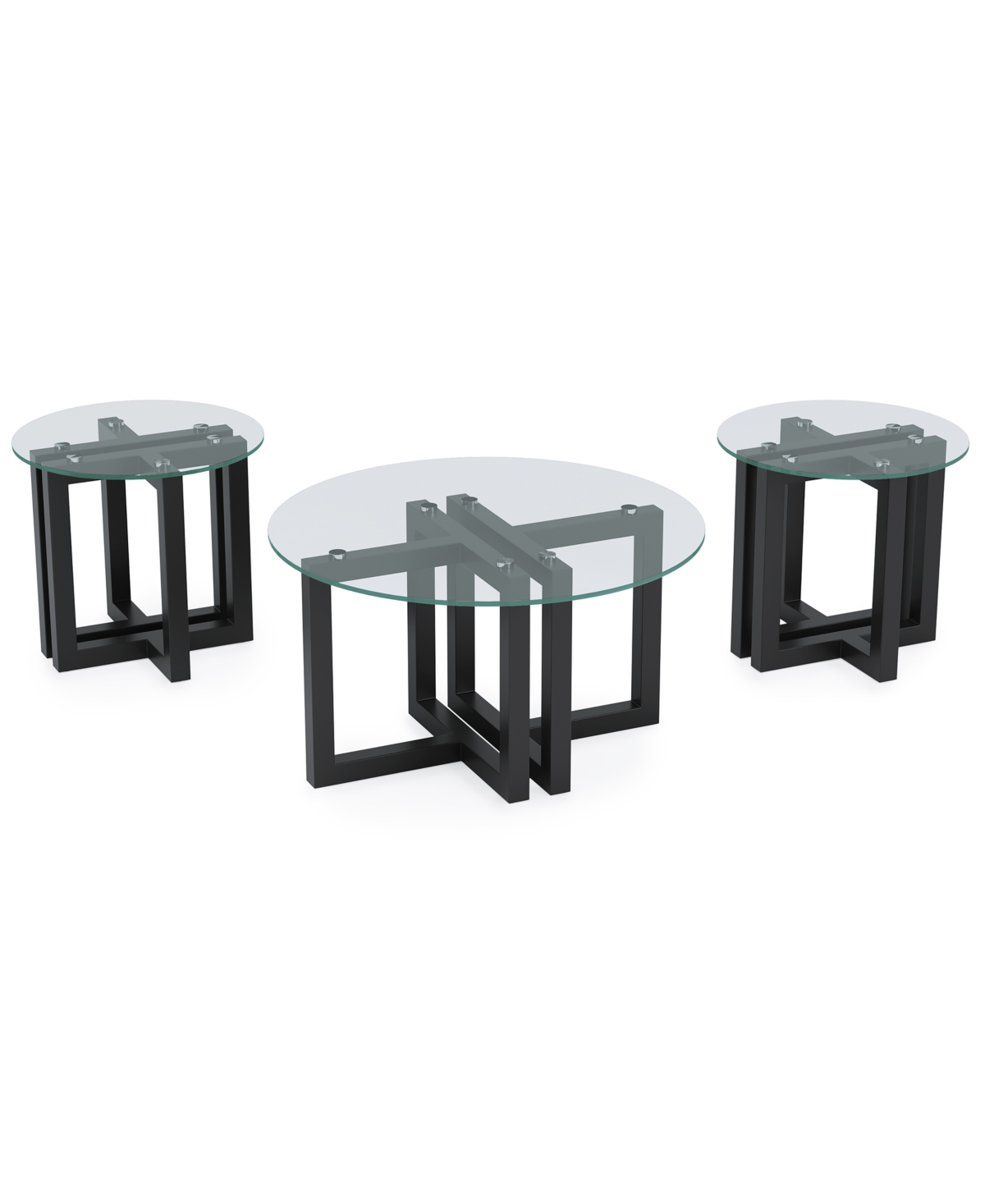 Click here for Emila 3-Pc. Round Coffee Table and Round End Table... prices