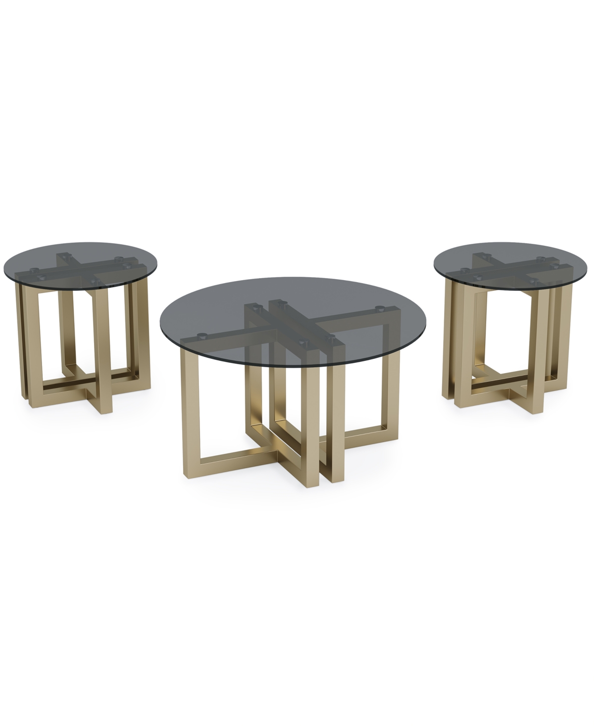 Click here for Emila 3-Pc. Round Coffee Table and Round End Table... prices