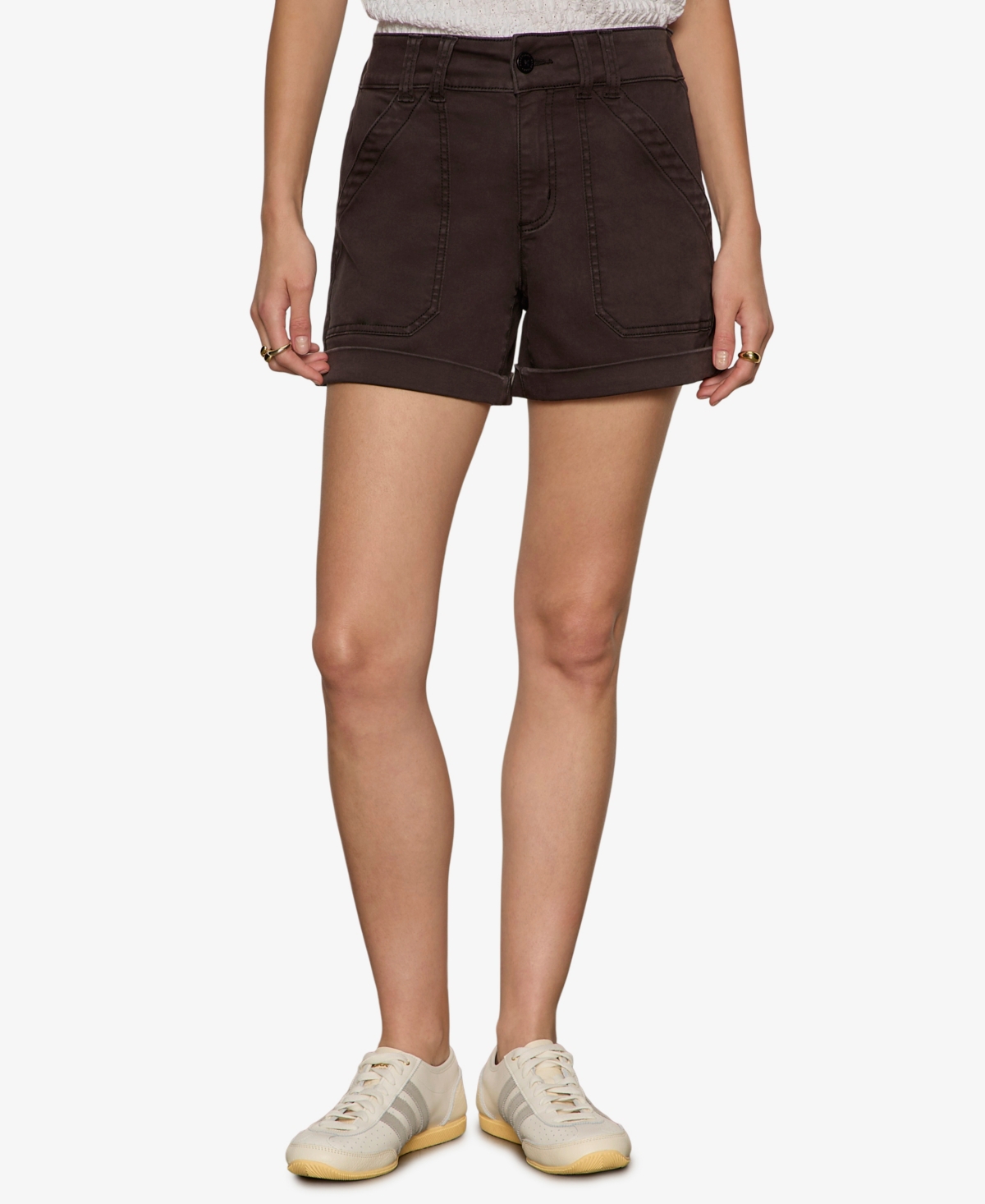 Click here for Sanctuary Womens Wander On Cuffed Hem Shorts - Obs... prices