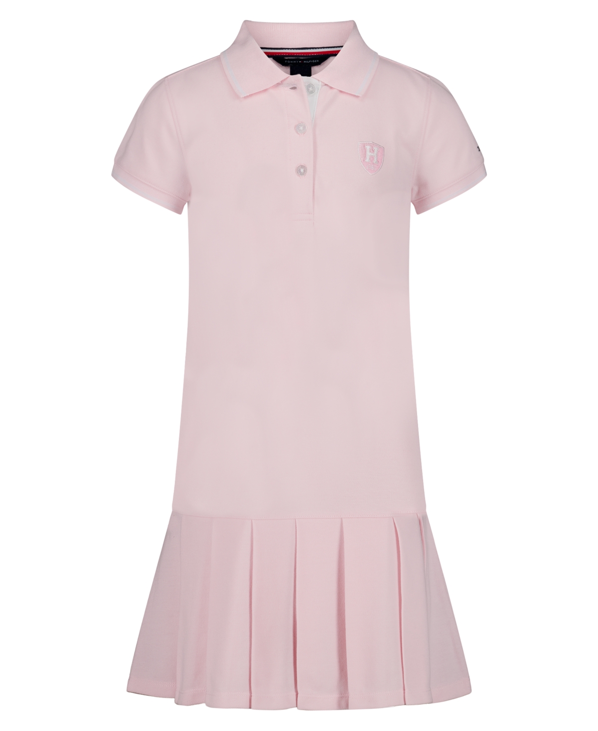 Click here for Tommy Hilfiger Girls 7-16 Pleated Polo Dress - Lig... prices