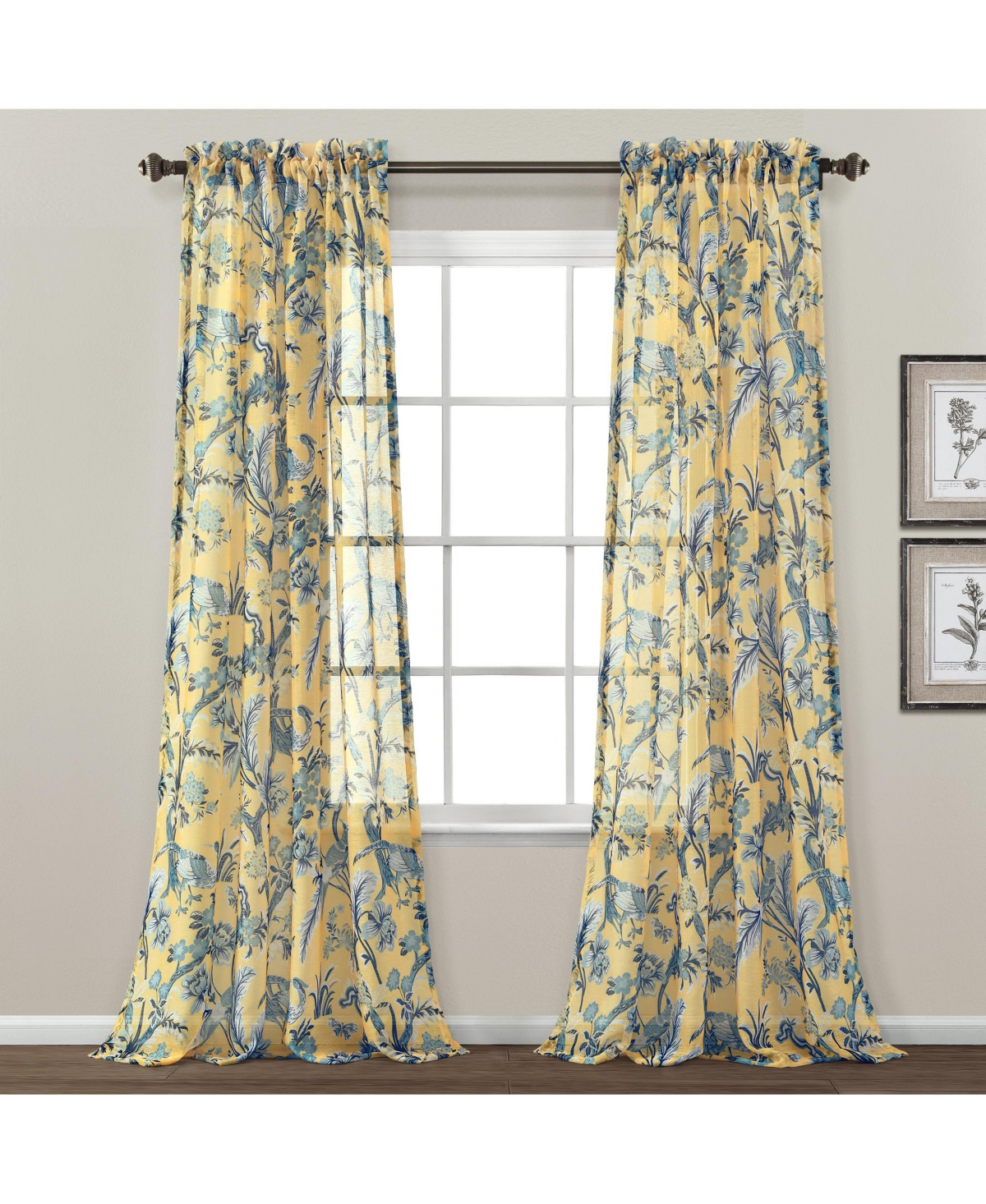 Click here for Lush Decor Dolores Sheer Window Curtain Panels Pai... prices