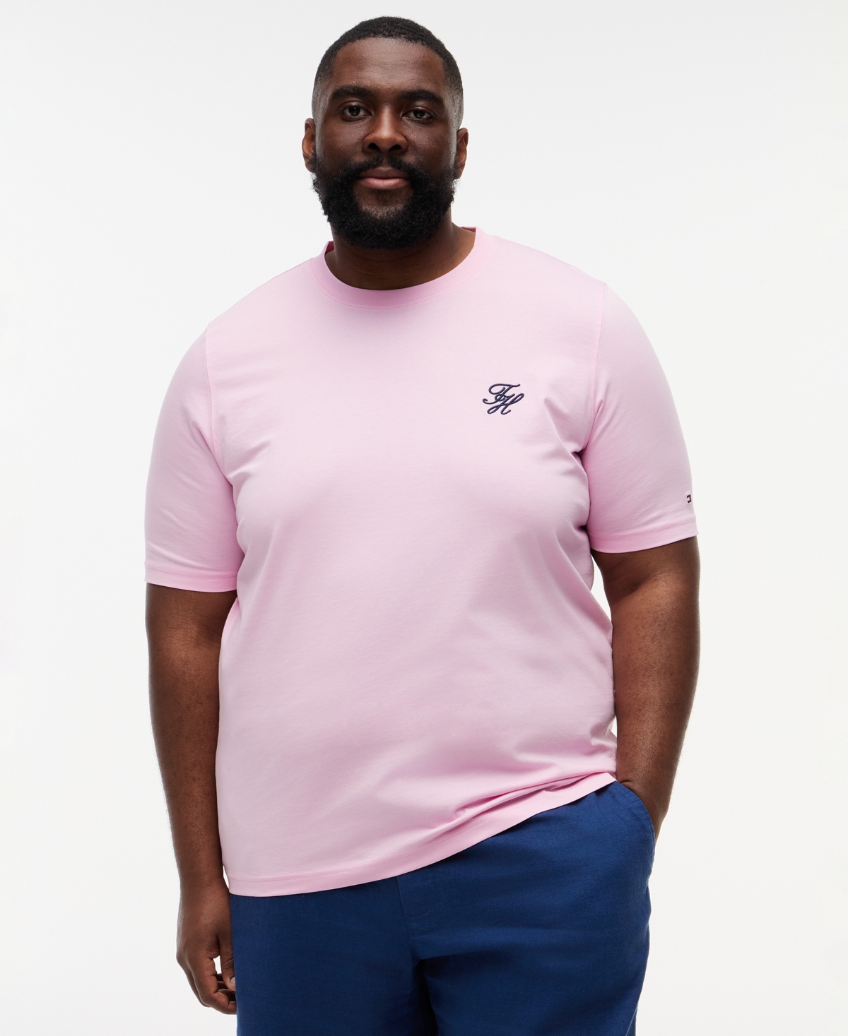 Click here for Tommy Hilfiger Mens Big & Tall Monogram Regular-Fi... prices