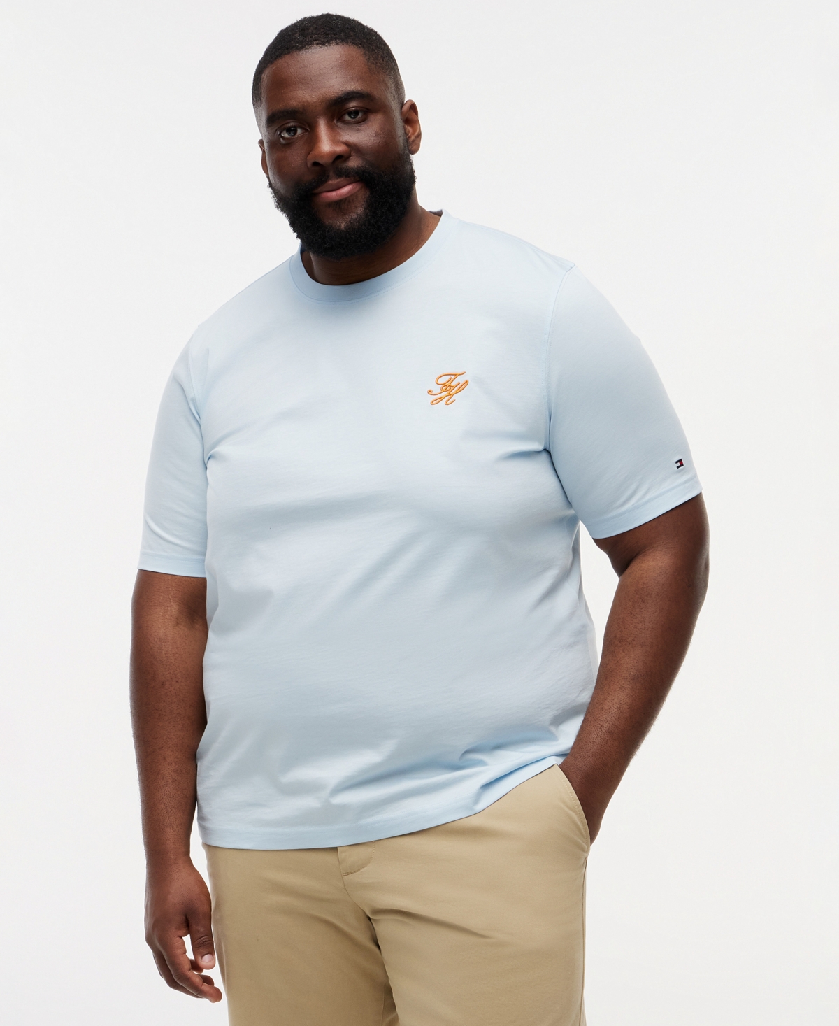 Click here for Tommy Hilfiger Mens Big & Tall Monogram Regular-Fi... prices