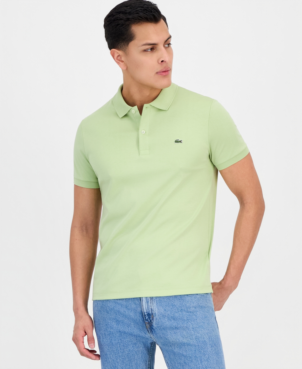 Click here for Lacoste Mens Regular Fit Soft Touch Short Sleeve P... prices