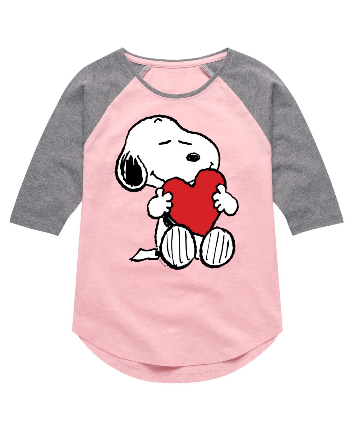 Click here for Peanuts Girls 7-16 Snoopy Hugging Heart Shirt Tail... prices