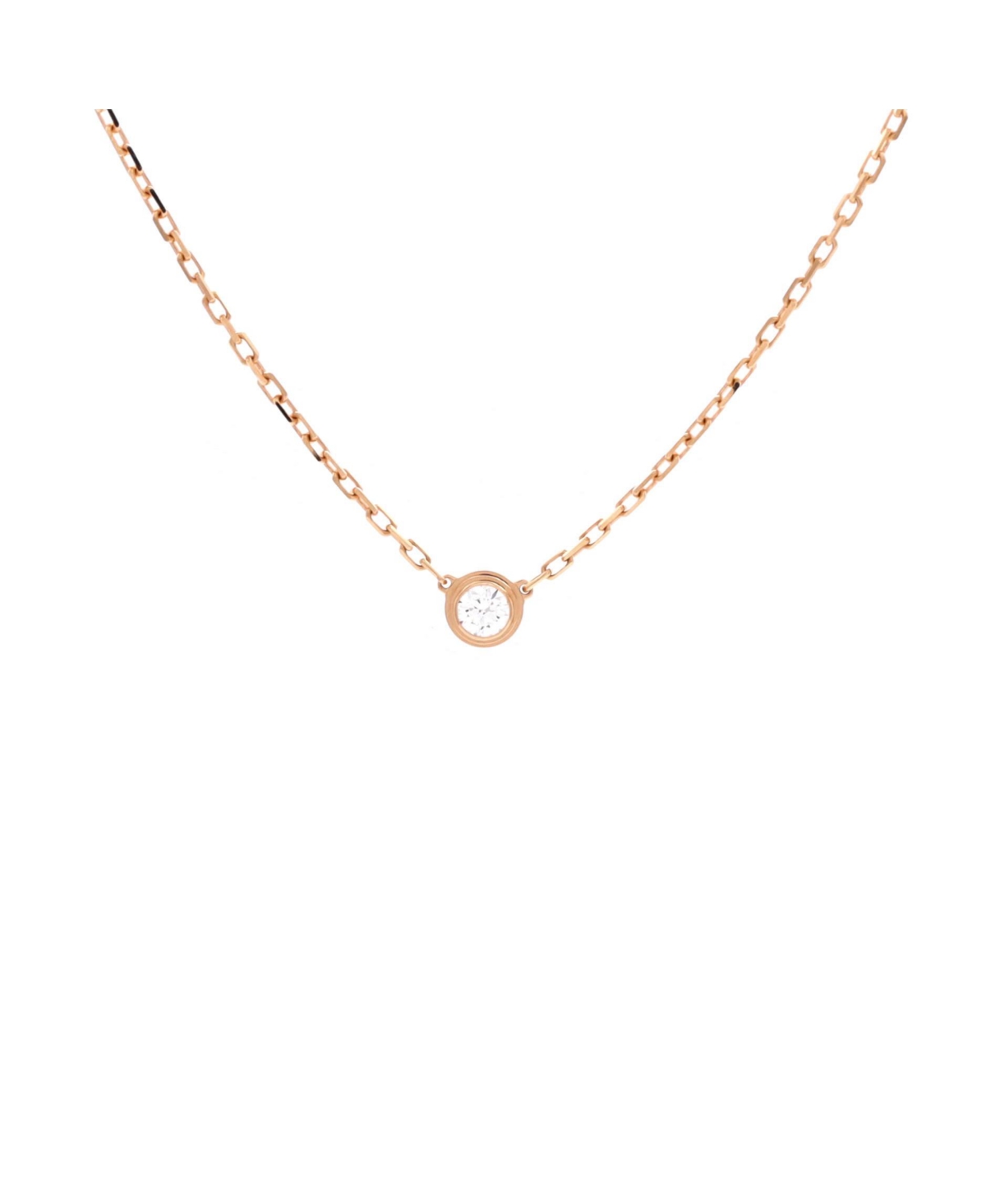 Click here for Pre-Owned Cartier DAmour Pendant Necklace - 18k ro... prices