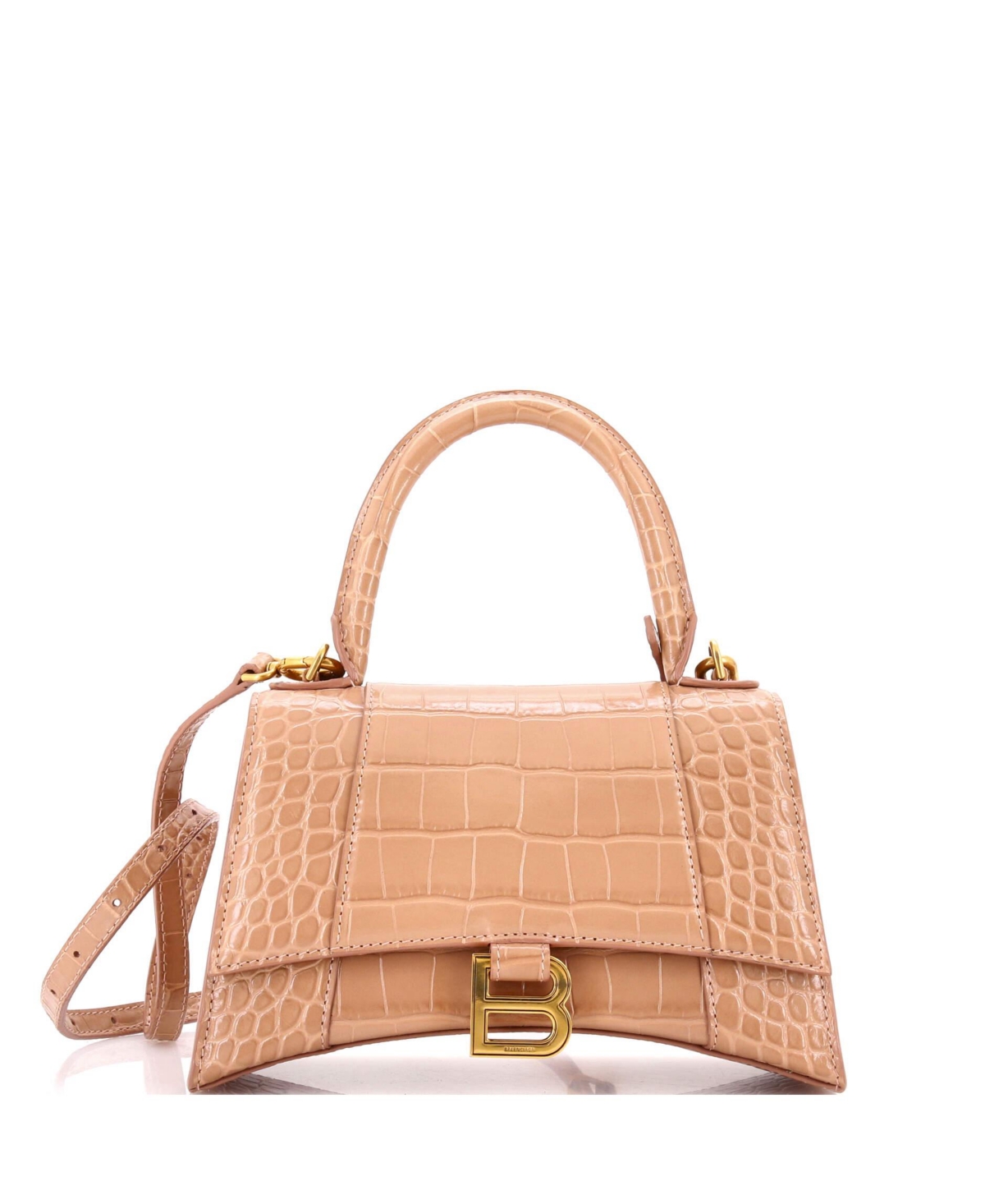 Click here for Pre-Owned Balenciaga Small Hourglass Top Handle Ba... prices