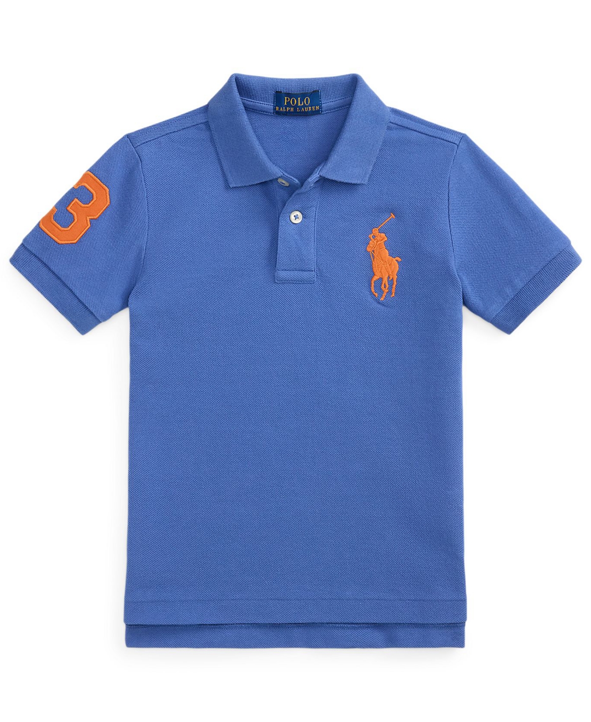 Click here for Polo Ralph Lauren Boys 2-7 Ribbed Collar Short Sle... prices