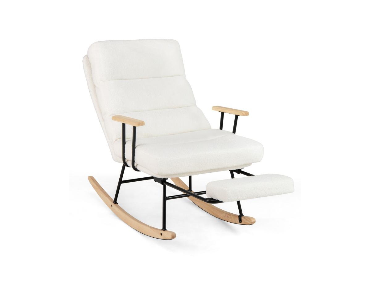 Click here for Slickblue Nursery Rocking Chair with Teddy Velvet... prices