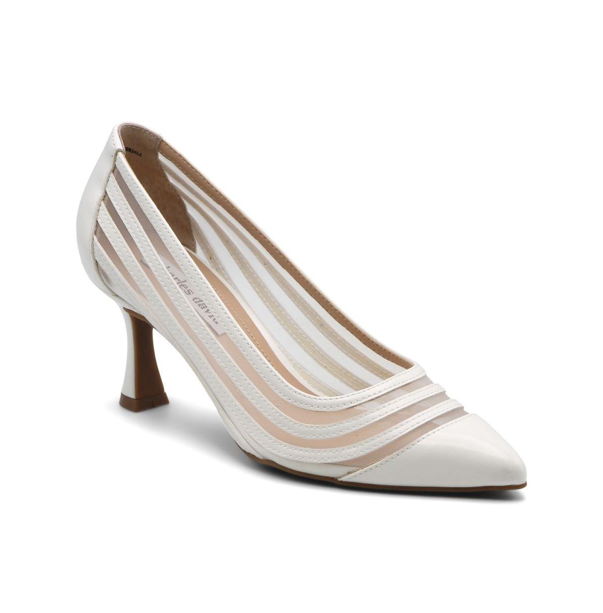 Click here for Charles David Womens Afril Dress Pump - White prices