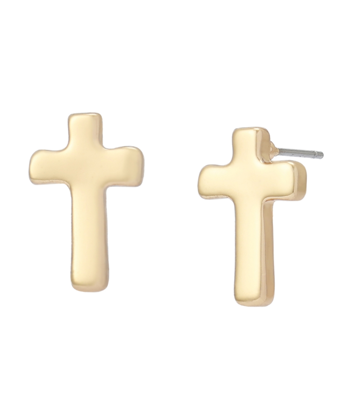 Click here for Robert Lee Morris Soho Gold Cross Stud Earrings -... prices