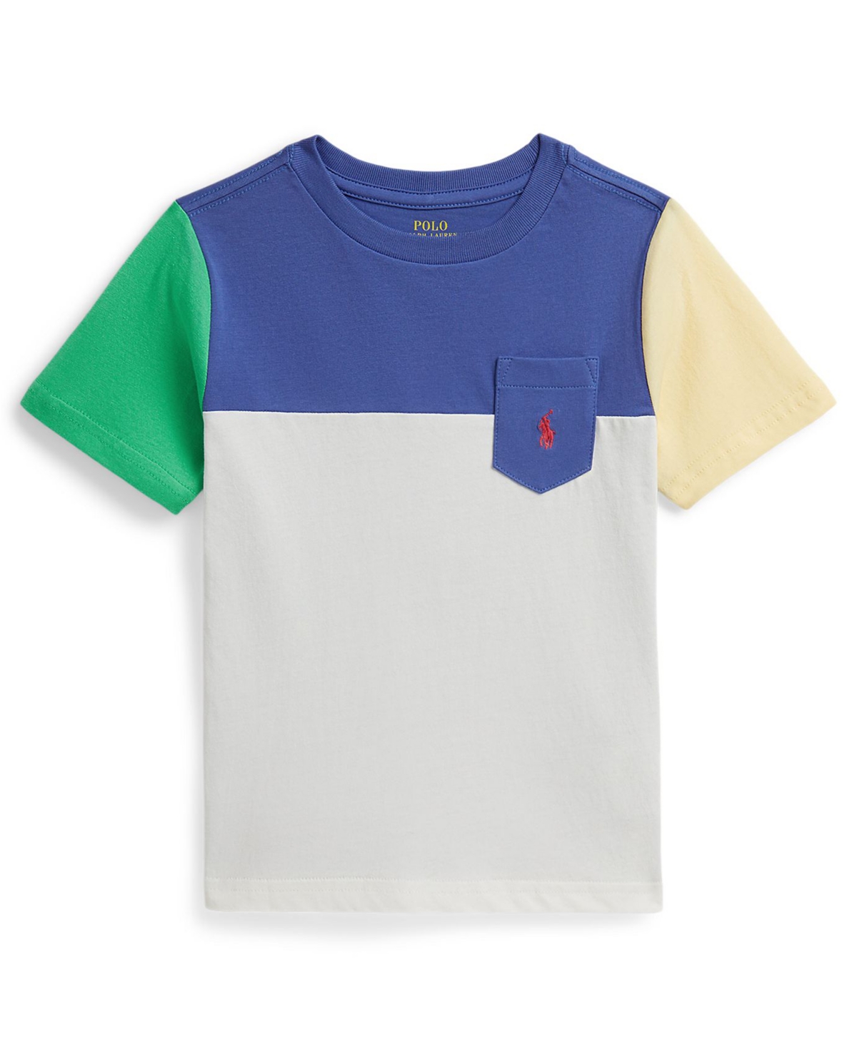 Click here for Polo Ralph Lauren Boys 2-7 Color-Block T-Shirt - W... prices