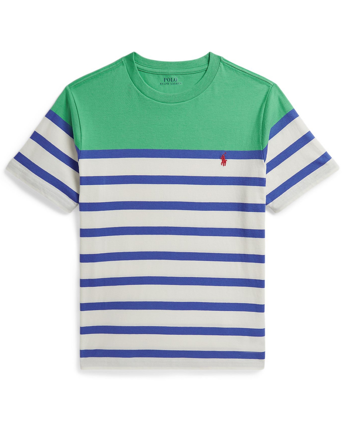Click here for Polo Ralph Lauren Boys 8-20 Crewneck T-Shirt - Pla... prices