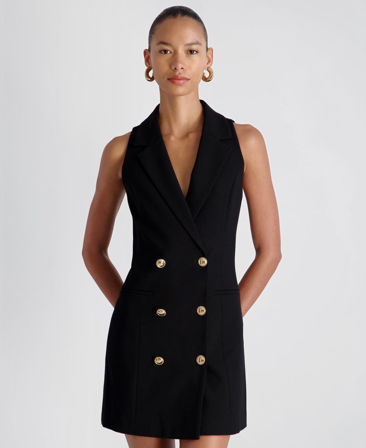 Click here for French Connection Womens Whisper Double-Breasted C... prices