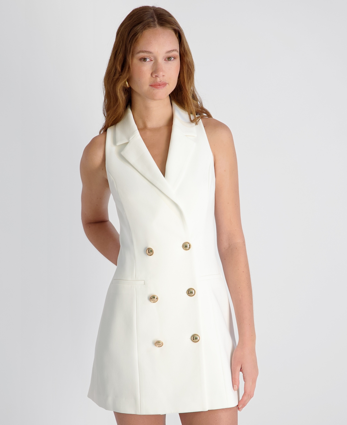 Click here for French Connection Womens Whisper Double-Breasted C... prices