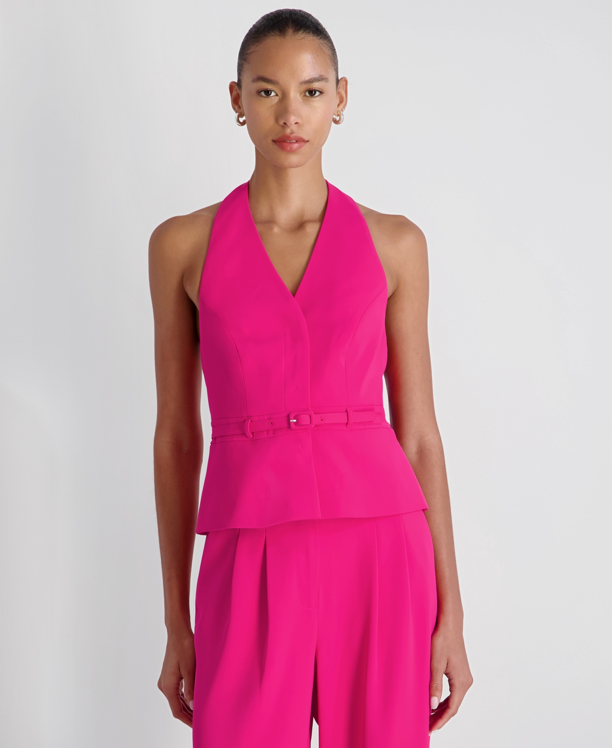 Click here for French Connection Womens Harry Suiting Belted Halt... prices