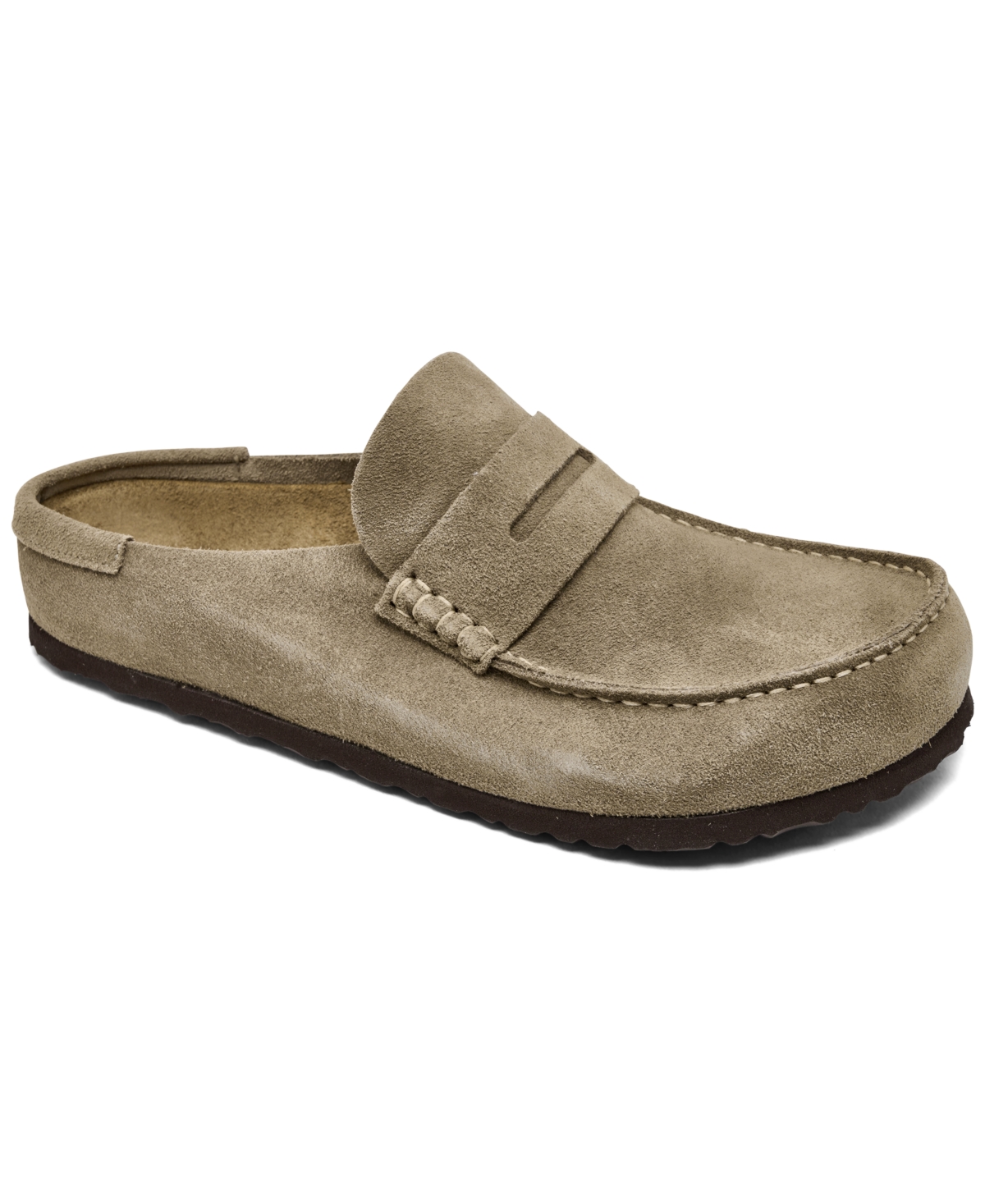 Click here for Birkenstock Mens Naples Wrapped Suede Casual Clogs... prices